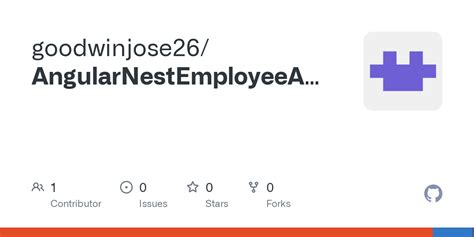Github Goodwinjose Angularnestemployeeapp