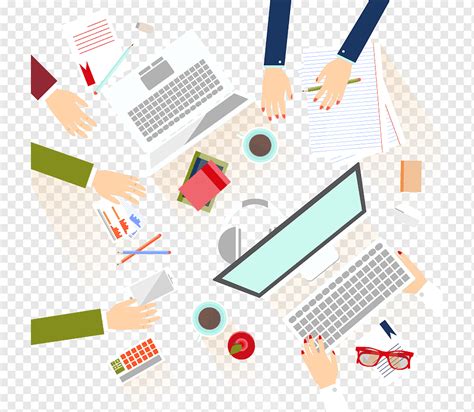 노트북 및 컴퓨터 그림 회의 비즈니스 평면 디자인 일러스트 레이 션 회의 인포 그래픽 텍스트 컴퓨터 Png Pngwing