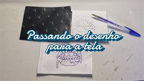 COMO PASSAR O DESENHO PARA A TELA duas técnicas YouTube