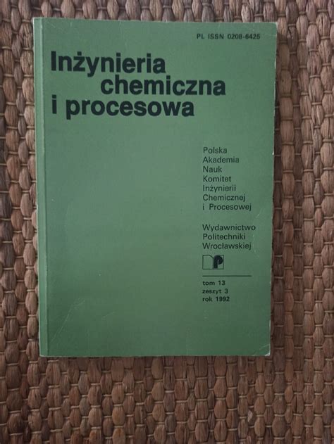 Inżynieria Chemiczna I Procesowa Poznań Ogłoszenie Na Allegro Lokalnie