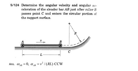 Solved Determine The Angular Velocity And Angular Chegg