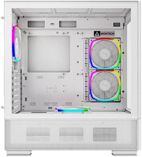 Montech Sky Two Argb Atx Mid Tower Computer Cases Up To 360mm Radiator