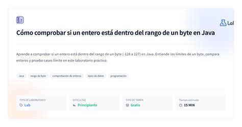 Cómo Comprobar Si Un Entero Está Dentro Del Rango De Un Byte En Java