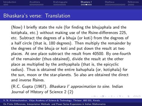 On Finite Differences Interpolation Methods And Power Series Expansi