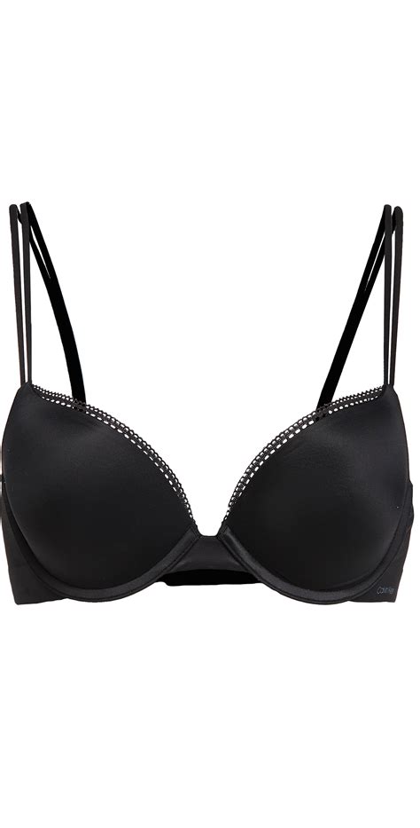 Buy Calvin Klein Liquid Touch Push Up Plunge Bra Cedar At 50 Off