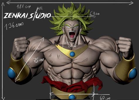 Hhamajippa On Twitter Zenkai Studio Broly Bust Zenkai Studio