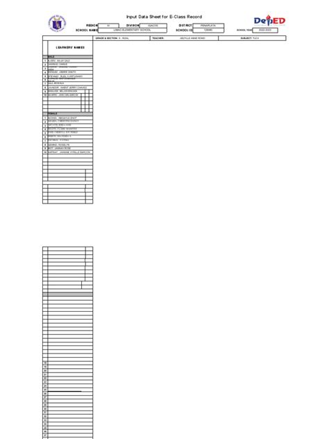 Class Record Sabanal Ethane Pdf