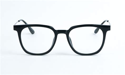 Black Square Titanium Eyeglass Shop Limitless Minimal Frames