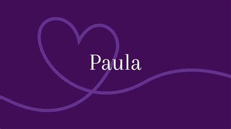 Paula - Herkunft und Bedeutung des Vornamens