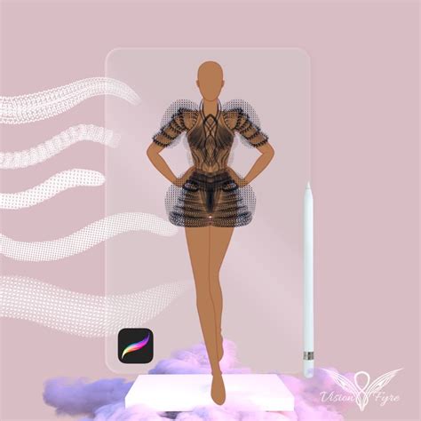 Procreate Fabric Texture Brushes For Easy And Fast Drawing Clothes On