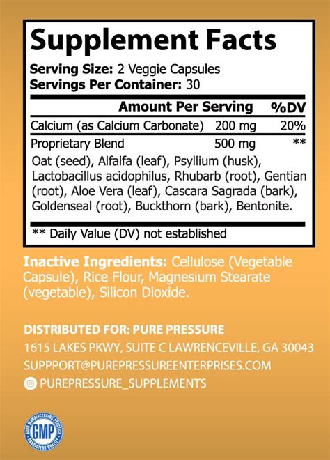 Clean Sweep Colon Cleanse Pure Pressure Supplements