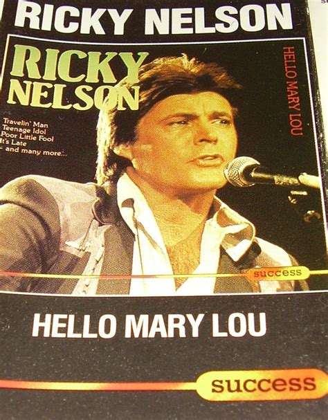Ricky Nelson Hello Mary Lou Cassette Discogs