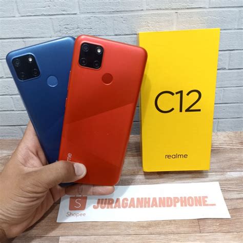 Jual Realme C12 Ram 3gb Internal 32gb 332 Hp Second Seken Bekas