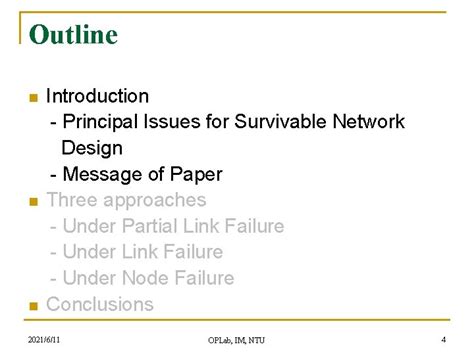 Survivable Telecommunication Network Design Under Different Types Of