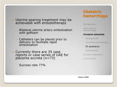 Applications Of Ir In Obstetrics And Gynecology PPTX First Aid Injuries