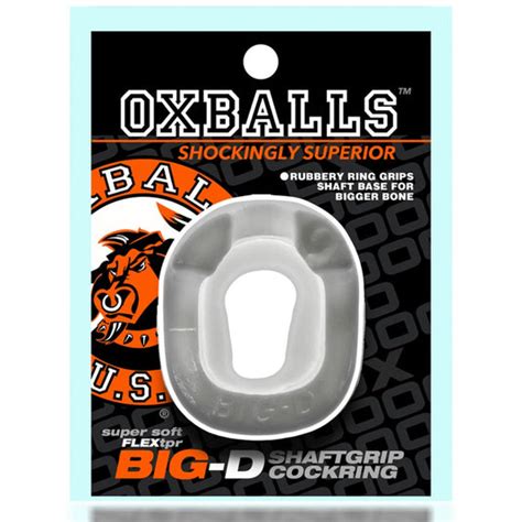 Shop Oxballs Big D Shaft Grip Cock Ring White Prowler