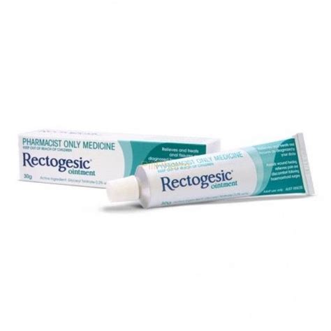 Rectogesic Ointment 30g Hemlock Pharmacy