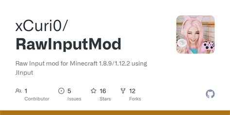 github xcuri0 rawinputmod raw input mod for minecraft 1 8 9 1 12 2