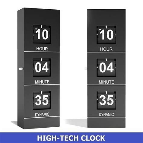 High Tech Clock 3d Model Cgtrader