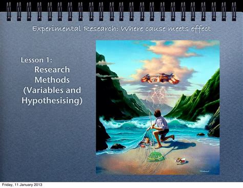 Lesson 1 Research Methods Variables And Hypothesis Pdf