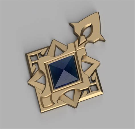 Stl File Navia Genshin Impact Full Cosplay Set Hat Necklace