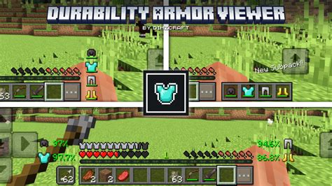 Durability Armor Viewer Addon For Minecraft