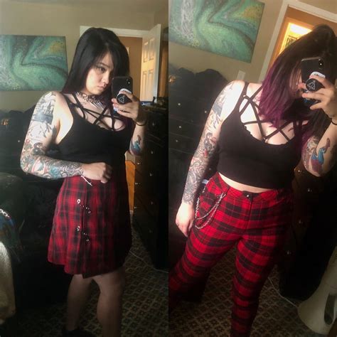 Plaid Skirt Or Plaid Pants Rgothstyle