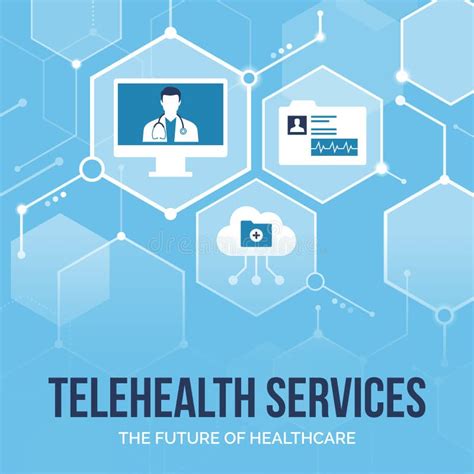 Digital Health And Online Medical Services Stock Vector Illustration