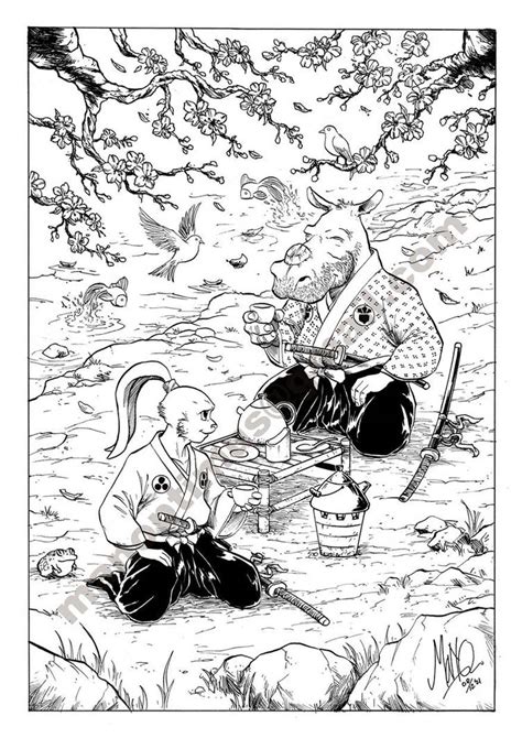 Usagi Yojimbo And Gen By Manowolvie On Deviantart