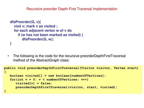 Ppt Graph Traversal Algorithms Dfs And Bfs Explained Powerpoint