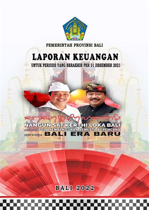 Foto Copy Laporan Keuangan Unaudited Pemerintah Provinsi Bali TA 2021