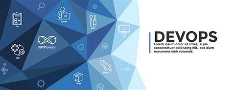 Devops 圖示集 開發操作 Web 標題橫幅向量圖形及更多醫學測試圖片 醫學測試 Devops 健保和醫療 Istock