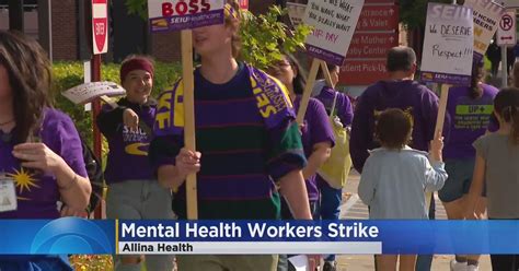 Allina Mental Heath Workers Continue Strike As M Health Fairview