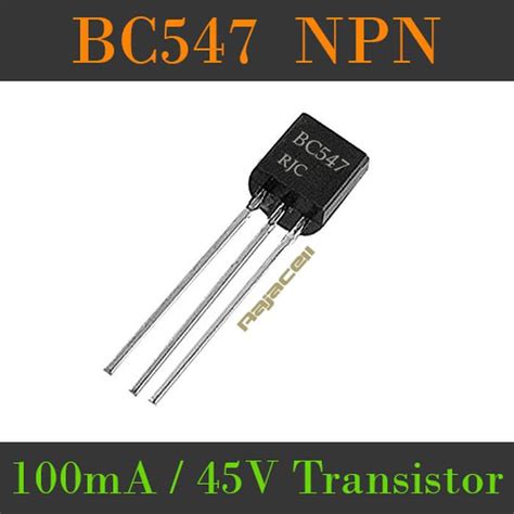 Jual Transistor Bc547 Npn 100ma 45v 500mw Multifunction Power Transistor Shopee Indonesia