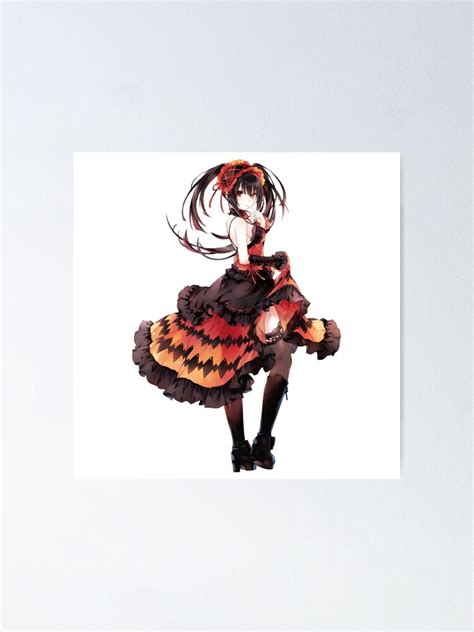 Kurumi Tokisaki Poster By Animearagon Redbubble