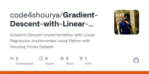 Github Code4shouryagradient Descent With Linear Regression Gradient Descent Implementation