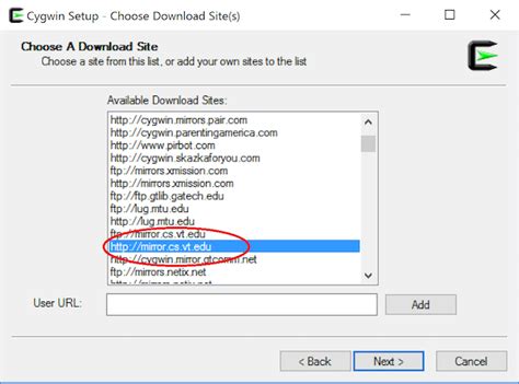 cs 101 installing cygwin