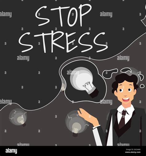 Sign Displaying Stop Stress Internet Concept Seek Help Take Medicines