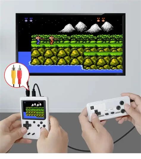 500in1 Retro Fc Handheld Video Game Console Gamepad Game Box Mini