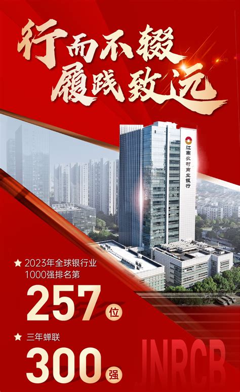 位列第257位！江南农村商业银行“2023年全球银行1000强”蝉联三百强投资理财 化龙巷