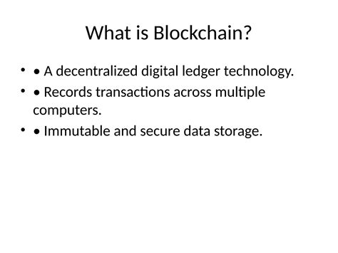Blockchaintechnologypresentationslidespptx