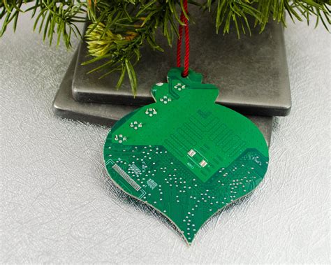 circuit board ornament computer programmer ornament software etsy