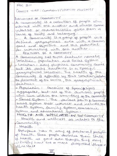 Community Health Nursing Pdf