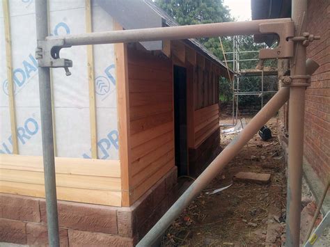 Cedar Clad Garage Construction Uk Restoration Services