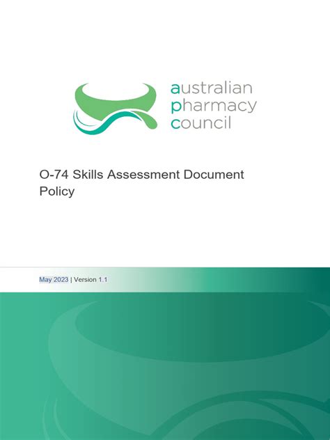 O 74 Skills Assessment Document Policy 11 Web Version Pdf Identity