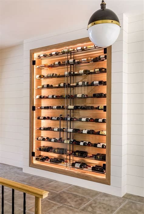Pin By Adam L On Homes Built In Wine Rack Wine Cellar Wall Home