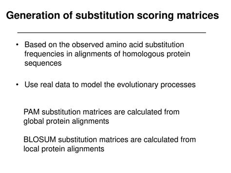 Introduction To Sequence Alignment Mike Hallett David Walsh Ppt