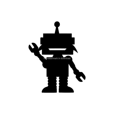 Robot Cutting Cut File Robot Clipart Image Robot Dxf Files Inspire Uplift