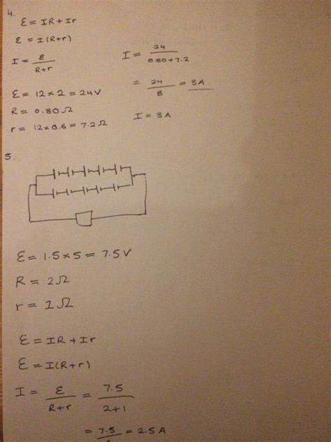 Working Out The Current And Voltage In A Circuit Physics Forums