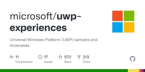 Github Microsoftuwp Experiences Universal Windows Platform Uwp